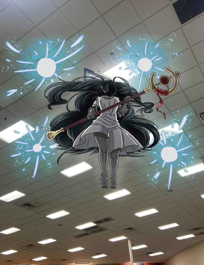 your level will never be high enough for this | Sadako Ceiling TV ...