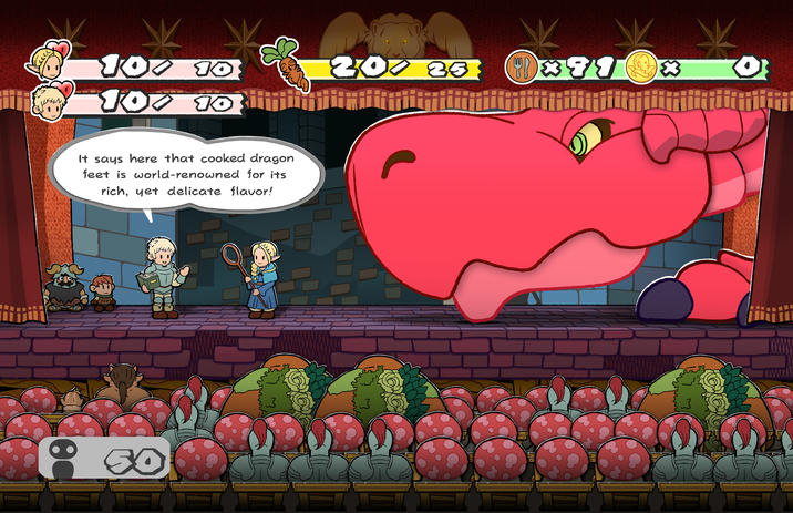 Tattle Log: Red Dragon "It says here that cooked dragon feet is world ...