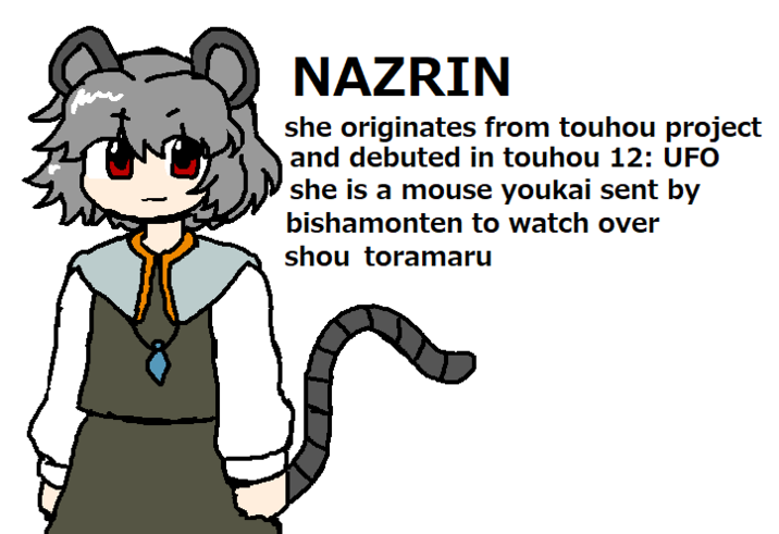 Nazrin Information Card | Nazrin / Nyn | Know Your Meme
