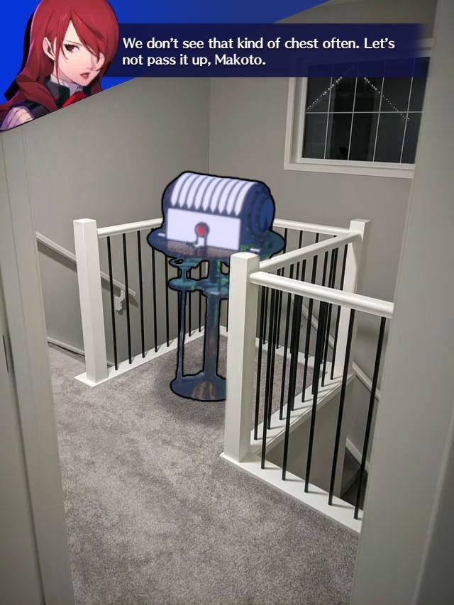 Is that… treasure? | The Staircase Balcony | Know Your Meme