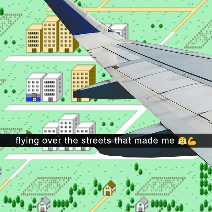 Flying Over Podunk | Flying Over the Streets That Made Me | Know Your Meme
