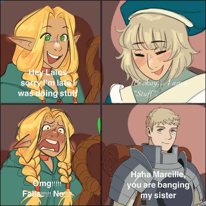 Haha Marcille | Delicious In Dungeon / Danjon Meshi | Know Your Meme