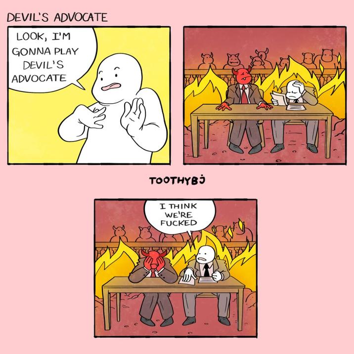 Devil's Advocate | Webcomics | Know Your Meme