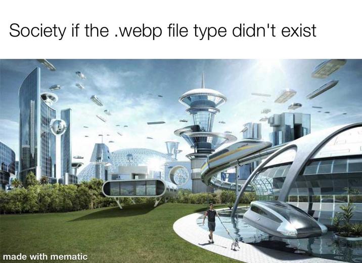 The browser could just give it to me as a jpg or png... | /r/memes ...
