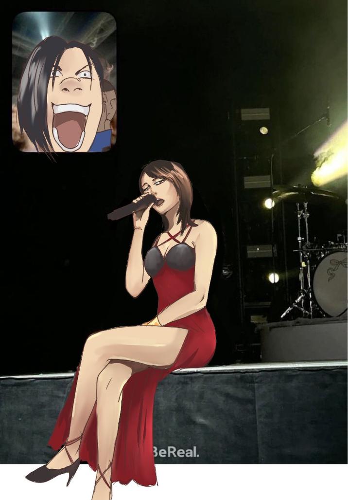 Artwork by @puddor | Fan Screaming at Madison Beer Performance (BeReal ...