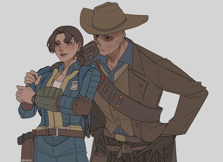 Lucy and Cooper by @leafjuly | Fallout (TV Series) | Know Your Meme