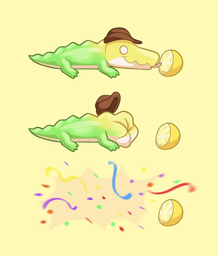 Gummigoo eats a lemon | Gummigoo | Know Your Meme