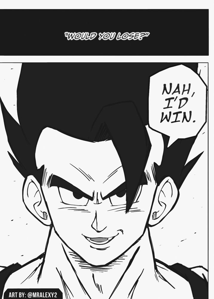 Ultimate Gohan (buu saga) be like: | Know Your Meme