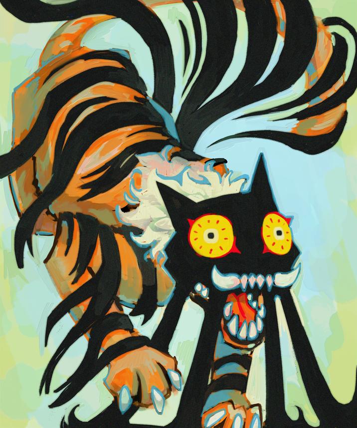 Artwork by @oliibomb | Govy's Dream Tiger | Know Your Meme