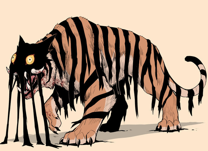 Artwork by @GeGeGek_ | Govy's Dream Tiger | Know Your Meme