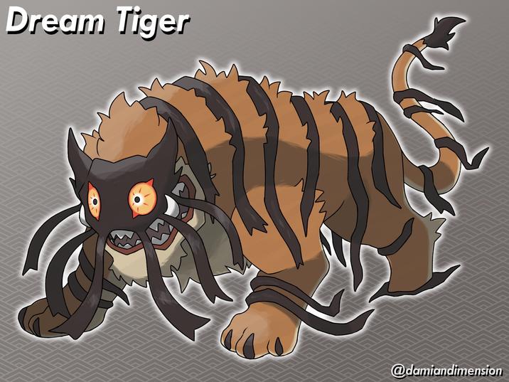 Artwork by @damiandimension | Govy's Dream Tiger | Know Your Meme