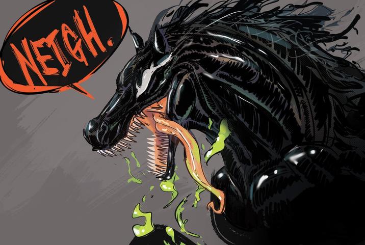 Fan Art | Venom Horse | Know Your Meme