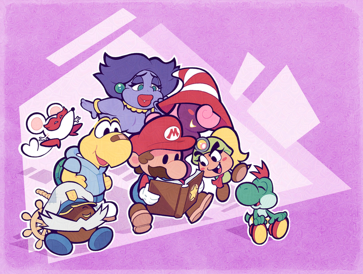 Let the story unfold. 💜- by Lumpef | Paper Mario | Know Your Meme