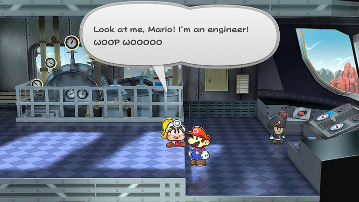 Hey look, Mario. I'm an engineer. | Paper Mario | Know Your Meme