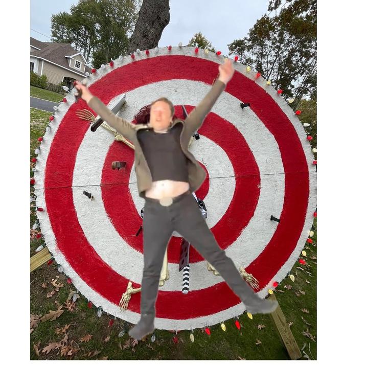 Elon Musk strapped to the spinning wheel | Elon Musk's Awkward Jump ...