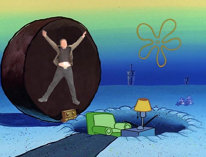 “Hi Spongebob!” | Elon Musk's Awkward Jump Torture Edits | Know Your Meme