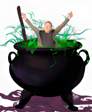 Elon Musk is boiling in cauldron | Know Your Meme