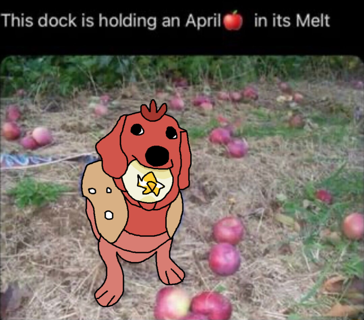 Dog Doodle | This Dock Is Holding an April🍎 in Its Melt | Know Your Meme