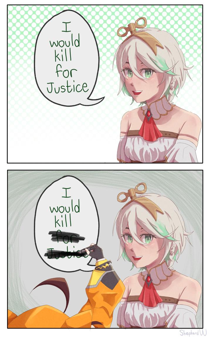 For Justice! | Hololive | Know Your Meme