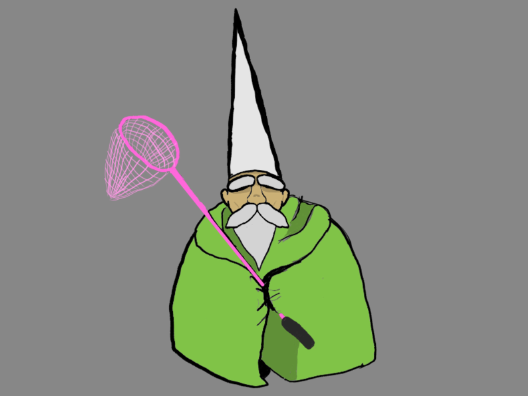 "I make a little draw of it for no reason." | Tiny Green Mall Wizard / Wizard Gnome | Know Your Meme