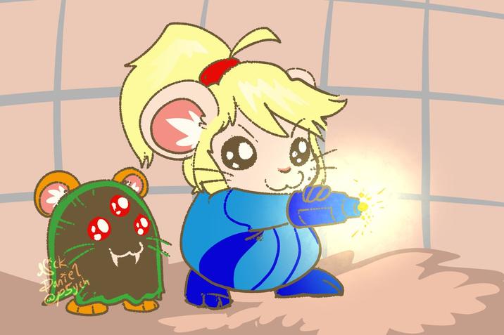 Hey look, it's #Hamus! | Samus Aran As A Hamster / Hamus | Know Your Meme