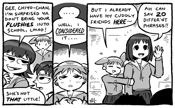 UGH chiyo why are you so cute >:| | Azumanga Daioh | Know Your Meme