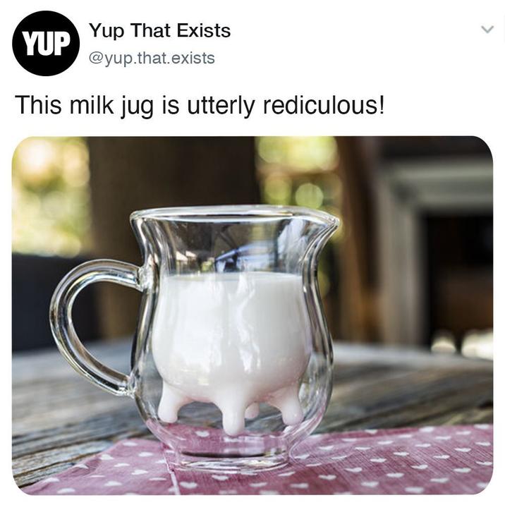 A very appropriate milk jug | Know Your Meme