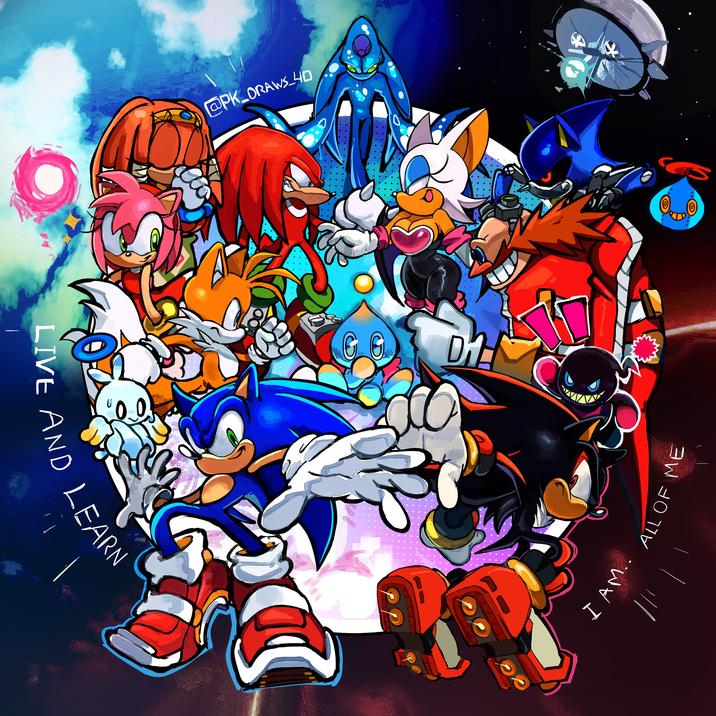 Choose your team. Hero or Dark | Sonic the Hedgehog | Know Your Meme