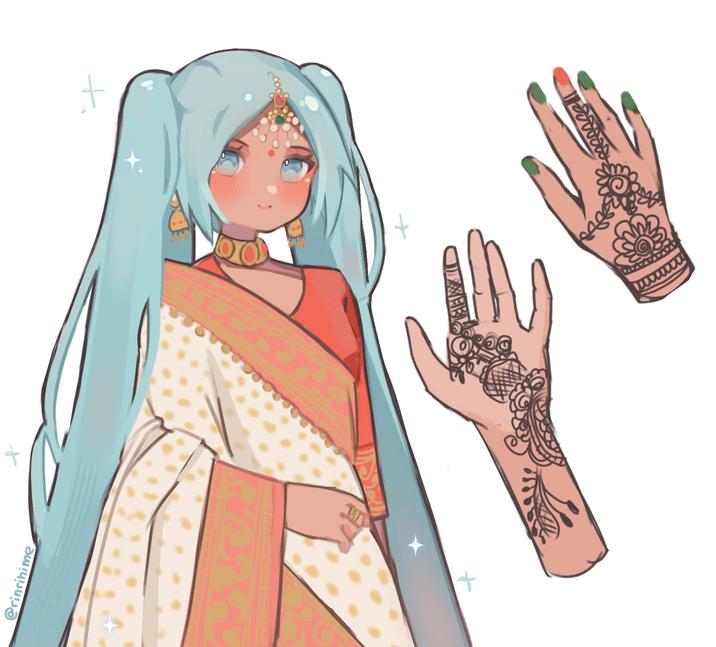 Desi/Indian Miku | Every Country's Miku / Everything Miku | Know Your Meme