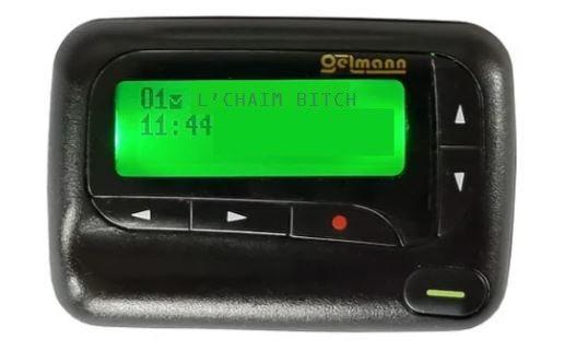 "L'CHAIM BITCH" Pager Screen | 2024 Pager and Radio Attacks on ...