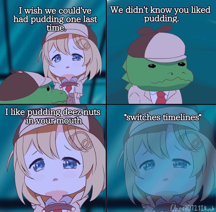 Pudding | Watson Amelia | Know Your Meme