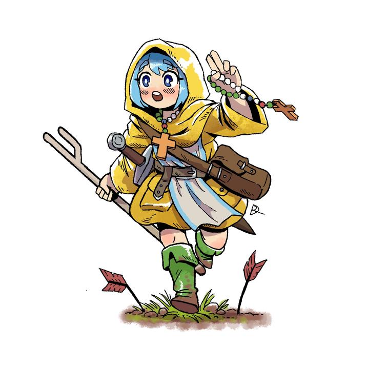 Cleric Luce | Luce the Vatican's Anime Mascot | Know Your Meme