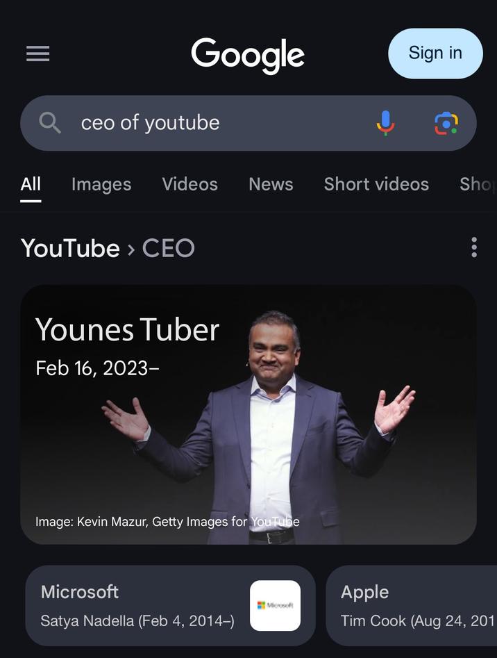 Younes Tuber Matching CEO Names Know Your Meme