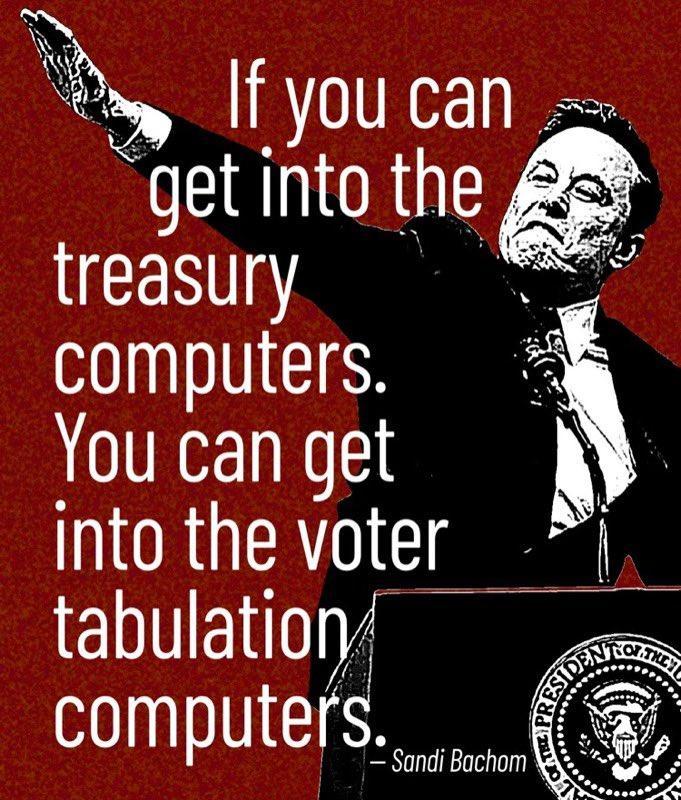 "If you can get into the treasury computers, you can get into the voter ...