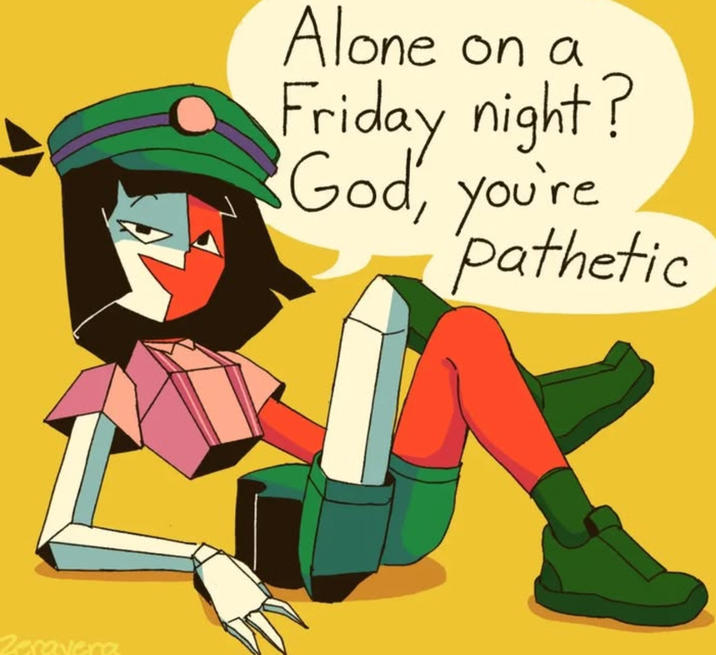 Alone on a Friday night | ENA | Know Your Meme
