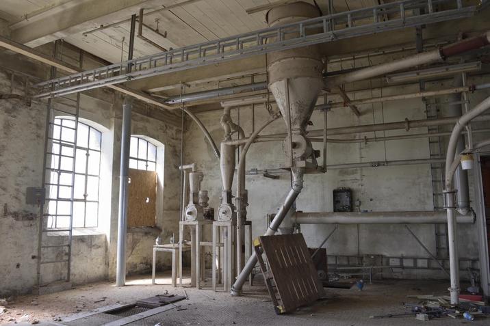 An abandoned flour mill | Know Your Meme