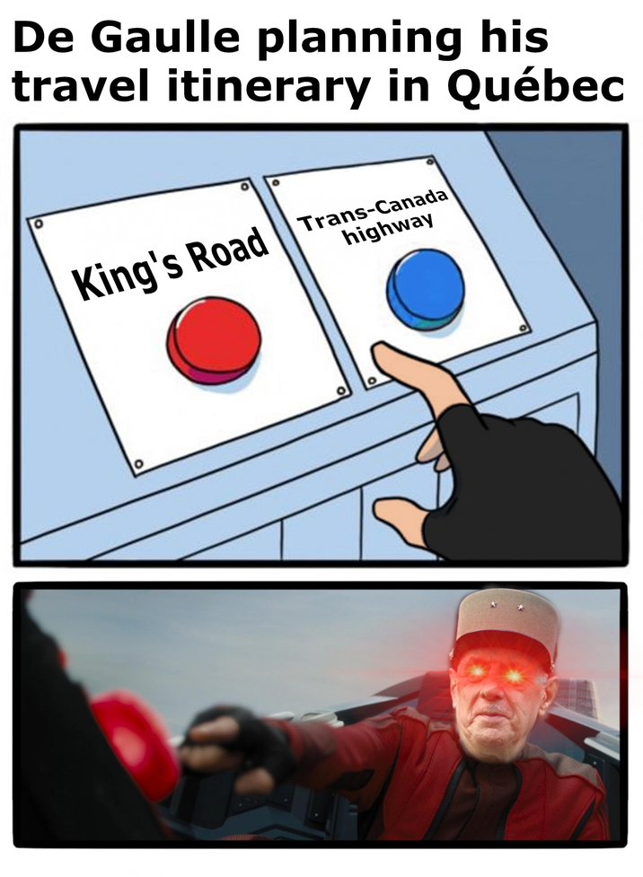 De Gaulle living his monarchist fantasies | History Memes | Know Your Meme