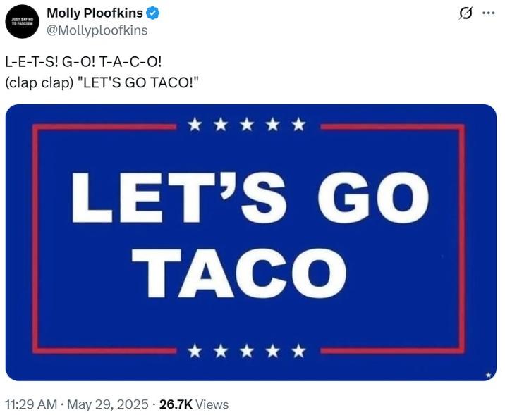 Flag "Let's Go Taco" On House | Let's Go TACO | Know Your Meme