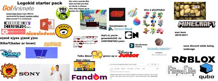 Logo kid starterpack | /r/starterpacks | Know Your Meme