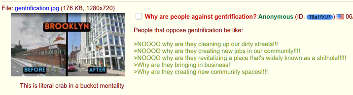 Anon likes gentrification | /r/Greentext | Know Your Meme