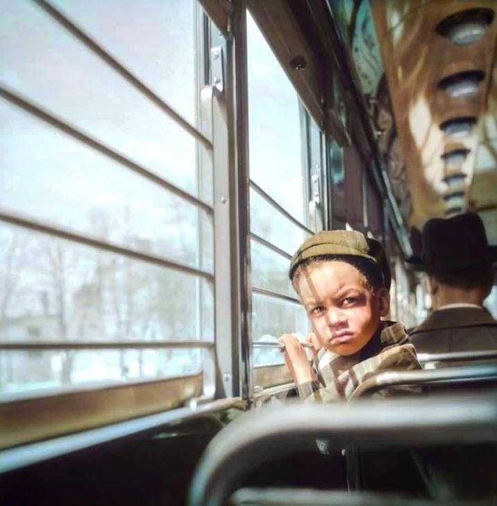 Riding a streetcar in Washington, DC, 1943 | Know Your Meme
