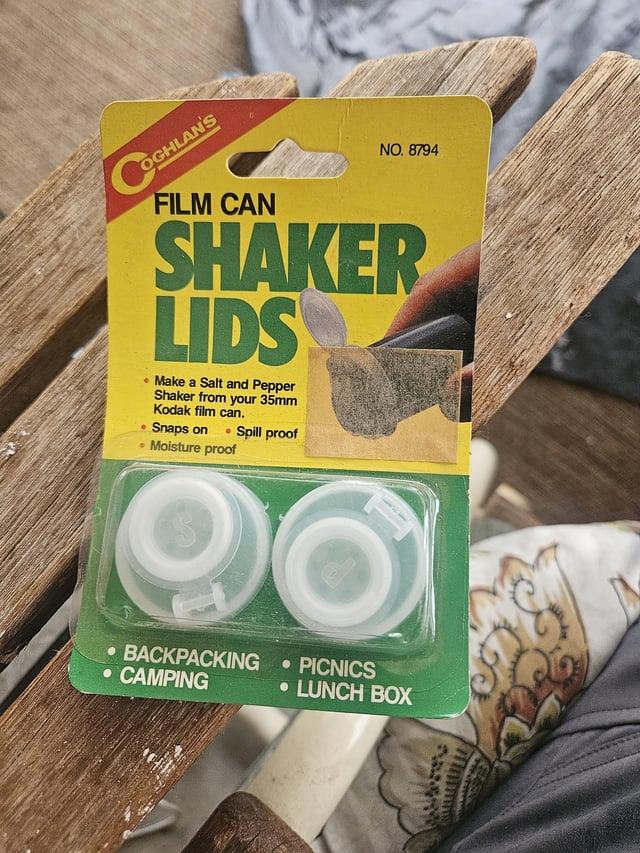Lids To Turn Used Film Canisters Into Shakers | Know Your Meme