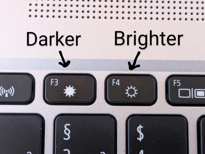 These brightness buttons | Know Your Meme