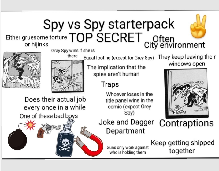 Spy vs Spy starterpack | /r/starterpacks | Know Your Meme
