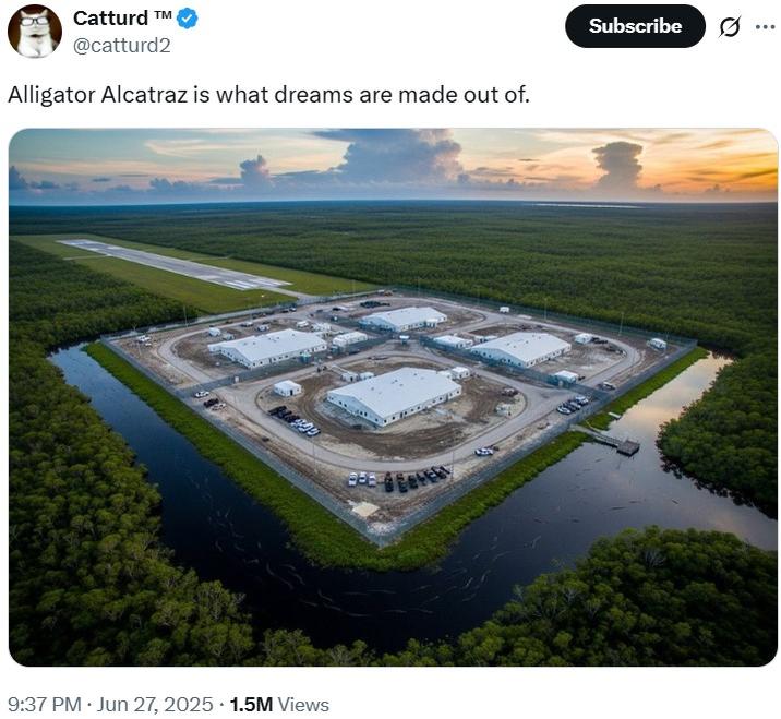 Alligator Alcatraz | Know Your Meme