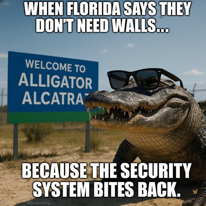 20 Memes About Florida's New 'Alligator Alcatraz' ICE Detention Center | Know Your Meme