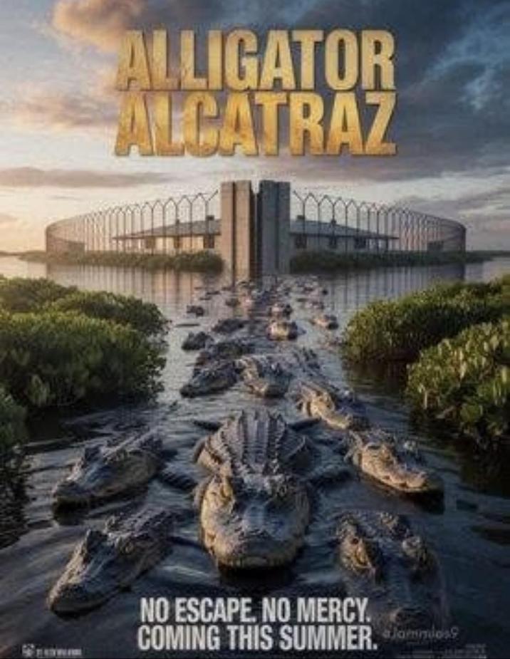 20 Memes About Florida's New 'Alligator Alcatraz' ICE Detention Center ...