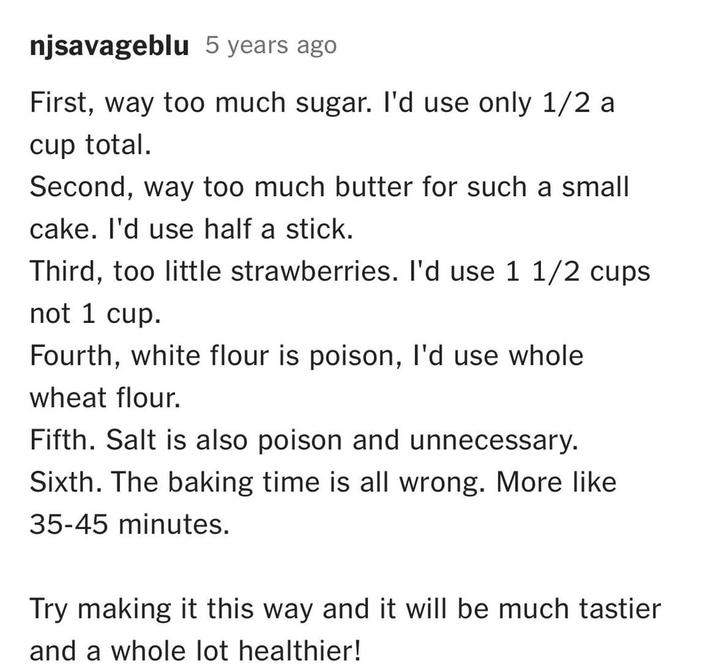 Cooking Gone Wrong, As Seen In 25 Recipe Reviews | Know Your Meme