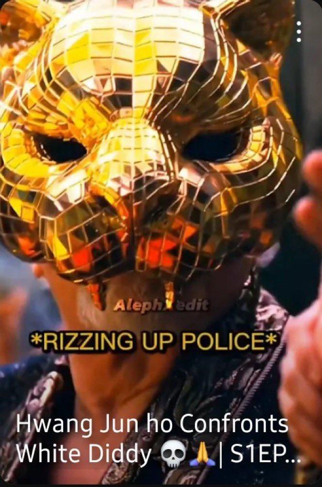 *Rizzing Up Police* | Squid Game Edit Reaction Images | Know Your Meme