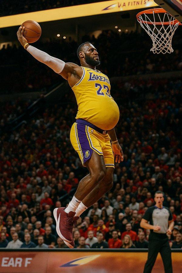 LePregnant will literally not stop | Pregnant LeBron James AI Videos ...